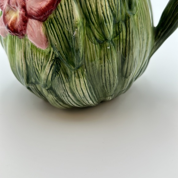 world bazaar | Dining | Iris Greenery Ceramic Water Pitcher World ...